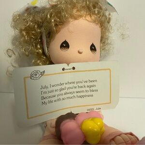 Precious Moments | Toys | Precious Moments Doll July Julie Soft Plush ...